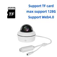 China 5MP 4X Zoom Metal Dome Camera for Home Apartment Security with Full Color  Night Vision Two-Way Audio PTZ Camera for sale