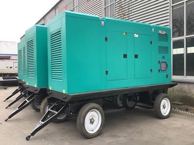 China 200 KW Mobile Diesel Generators 225 KVA 50 HZ 1500 RPM Yuchai Diesel Engine for sale