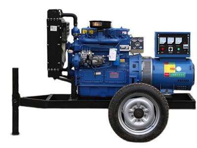 China 20 KW Mobile Diesel Generators 25 KVA 50 HZ 1500 RPM YUCHAI Engine for sale