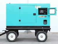 China Low Noise Diesel Backup Generator Flexible Move Silent Generator Set for sale