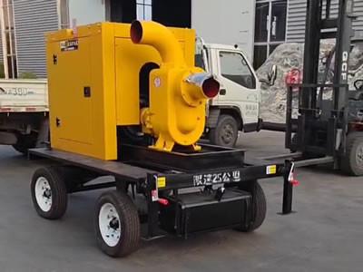 China 200mm High Pressure Diesel Water Pump For Sewage Drainage for sale