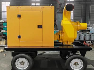 China Mobile Type Diesel Water Pump Set CE Diesel Water Pump For Rainfall Season for sale