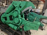 China Multifunction Double Cylinder Hydraulic Scrap Iron Scissors Rotary Metal Hydraulic Shears For 18-26 Excavator for sale