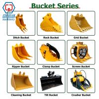 China High-Efficiency Rotary Screening Bucket for Excavators: GC-GCB Series Trommel Bucket for Material Sifting & Recycling for sale