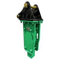 China 68mm Earthmoving Top Type Hydraulic Breaker Rock Hammer 295kg for sale