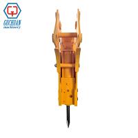 China R75 Banana Type Hydraulic Breaker 410kg With 75mm Chisel Suitable for 6-9 Tons Excavator for sale