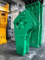China JCB Backhoe Hydraulic 3 Ton Rock Breaker 75mm Skid Loader Jack Hammer for sale