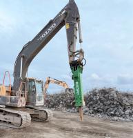 China Hydraulic Skid Steer Rock Hammer 25-35 Ton Breaker For Excavator Building Demolition for sale