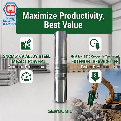 China SB Series Hydraulic Breaker Pistons: Technical Engineering, Material Science & Compatibility Guide | China SEWOOMIC for sale