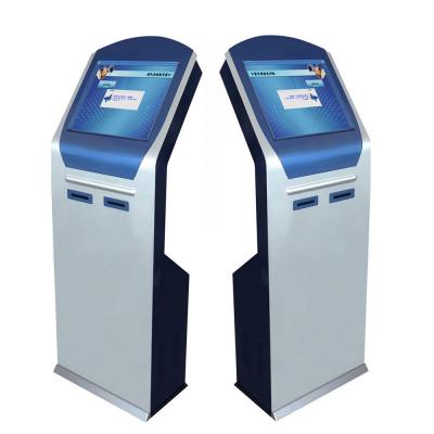China 17 Inch Double Thermal Printer Queue Ticket Dispenser Machine for sale
