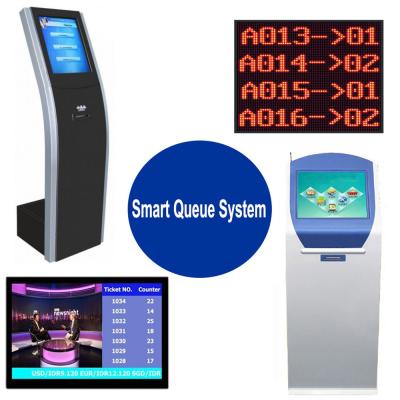 China Self Service Kiosk Queue Management System With Thermal Printer for sale
