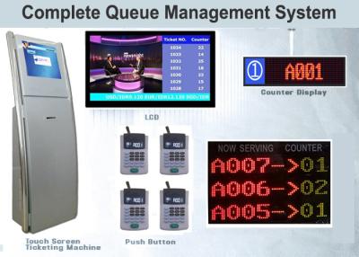 China Floor Standing Multiple Display Management Restaurant/University Queue System for sale
