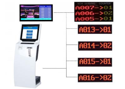 China Hospital Clinic Health Center Wired Queue Management System Queuing Kiosk with Software Calling Pad for sale