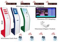 China Dustproof Wireless Queue Number Calling System Indoor 17 Inch for sale