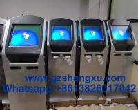 China IR Touch Screen Queue Management System Ticket Dispenser Kiosk Token Number Ticket Machine for sale