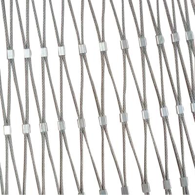 China 304/316 Ferrule Mesh for Plant Climbing,  Perimeter Safety Netting, Garden Zoo for sale