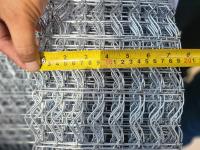 China Gas Oil Pipeline Reinforcement Mesh 2.4MM Welded Galvanized 190.5mm Width for sale