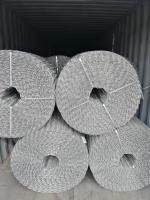 China Concrete Weight Coating Mesh 2.4MM Welded Pipeline Steel Mesh In Rolls 140m 280m for sale