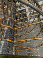 China Ten Lines Galvanized Wire CWC Pipeline Reinforced Mesh Point Welded for sale