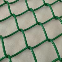 China PVC Coated 5 MM Chain Link Helipad Safety Netting Mesh For Helipad for sale