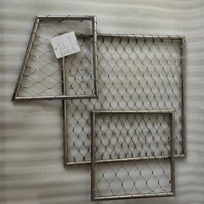 China Stainless Steel Wire Helideck Netting 316L For For Helicopter Landing Deck Structures for sale