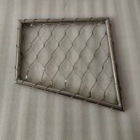 China 316L Rope Perimeter Safety Netting Mesh For Protection Helideck Safety Fence for sale