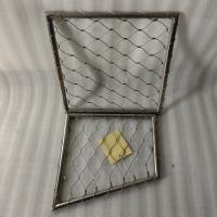 China Diamond Shape Hole Helideck Perimeter Net Mesh Stainless Steel  For Protection for sale