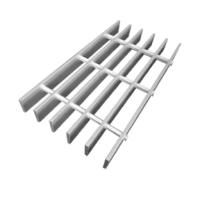 China Outdoor Corrosion Resistant Galvanized Anti-slip Drainage Ditch Grating Covers For Platform And Sidewalk for sale