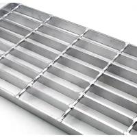 China Outdoor Corrosion Resistant Galvanized Anti-slip Drainage Ditch Grating Covers For Platform And Sidewalk for sale