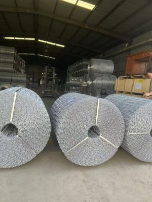 China Six Lines CWC Pipeline Reinforced Mesh Hot Dip Galvanized 190.5mm Mesh Width for sale