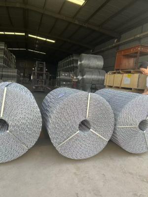 China Gas And Oil Pipeline Reinforced Galvanized Steel Mesh Width 190.5 MM Welded Mesh for sale