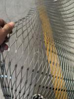 China Anti-rust And High Tensile Strength 316 Stainless Steel Wire  Rope Perimeter Safety Netting Mesh 1.5m 1.8m For Protection for sale