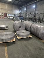 China CWC Pipeline Reinforced Mesh Hole Size 25.4mmx92.4mm Spot Welded Pipeline Steel Mesh for sale