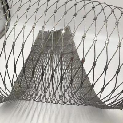 China Anti Corrosion Thickness 2.0mm Stainless Steel Rope Anti Fall Net for sale