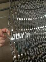 China Flexible Stainless Steel Wire Rope Mesh Perimeter Safety Netting Designed for  Helipad for sale