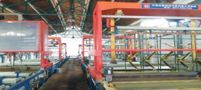 China Nickel Chromium Electroplating Production Line Four Layer High Low Rail for sale