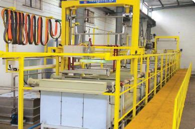 China The automatic production line of piston ring, oxidation phosphating (Mexico Mahler) for sale