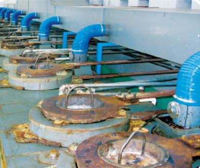 China Automatic Hanging Plating Piston Ring Hard Chromium Production Line for sale