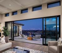 China AS2047 Aluminium Sliding Door 5mm+12A+5mm Double Glass Soundproof for Villa for sale