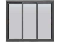 China 1.4mm Aluminum Sliding Window Double Tempered Glass for House Room Modern Design for sale