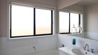 China 1.4mm Aluminum Sliding Window Double Tempered Glass for House Room Modern Design for sale