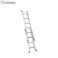 China 4+6 Step Aluminum Folding Ladder 1.3mm Thickness 150kg Capacity 5.7kg for sale