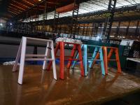 China Aluminum Step Ladder 4 Steps 120 kg Capacity 1.0 mm Thickness for sale