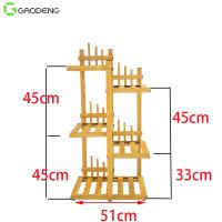 China 1.0mm 6063 Aluminium Plant Rack Home Flower Stand 3pcs Bundle 94cm Height for sale