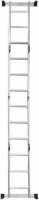 China 150kg 12 Step Aluminum Folding Ladder 1.4mm Thickness Portable for sale