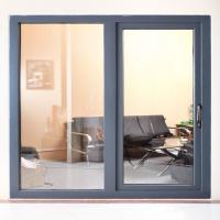 China House Black Aluminum Sliding Window Frame 1.4mm Interior for sale