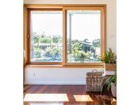 China House Black Aluminum Sliding Window Frame 1.4mm Interior for sale