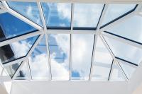 China Aluminium Alloy Skylight with Double Tempered Glass 1.4mm Profile Thickness Sliding Design for sale