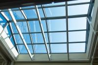 China Aluminium Alloy Skylight with Double Tempered Glass 1.4mm Profile Thickness Sliding Design for sale