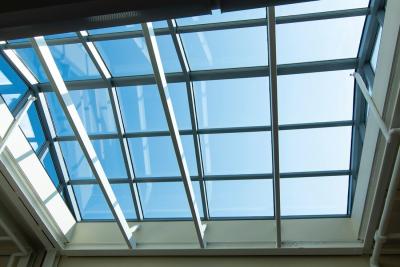 China Aluminium Alloy Skylight with Double Tempered Glass 1.4mm Profile Thickness Sliding Design for sale